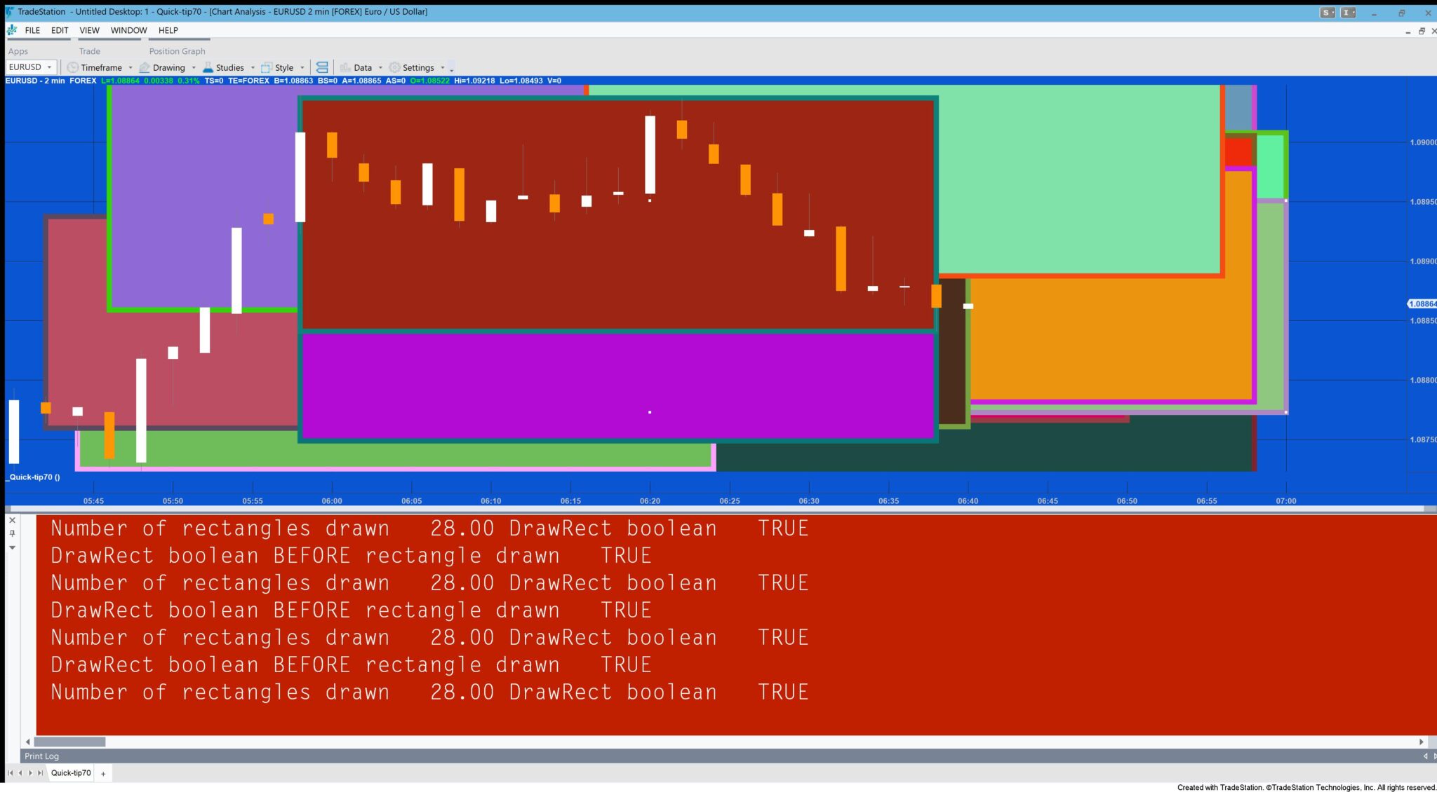 Quick-tip 70 | Using intrabarpersist variables when drawing objects | TradeStation EasyLanguage ...