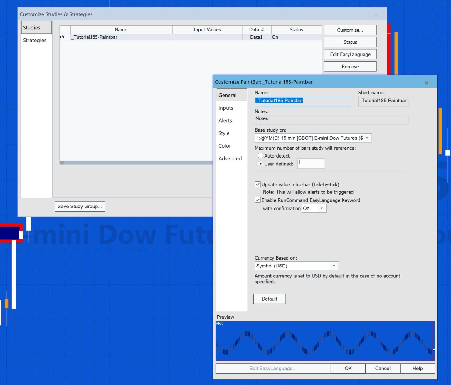 Tutorial 185 | Changing the TradeStation DataTip when hovering over drawing objects ...
