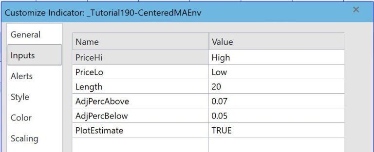 Tutorial 190 | Markplex Centered Moving Average Envelope | TradeStation EasyLanguage Tutorials ...